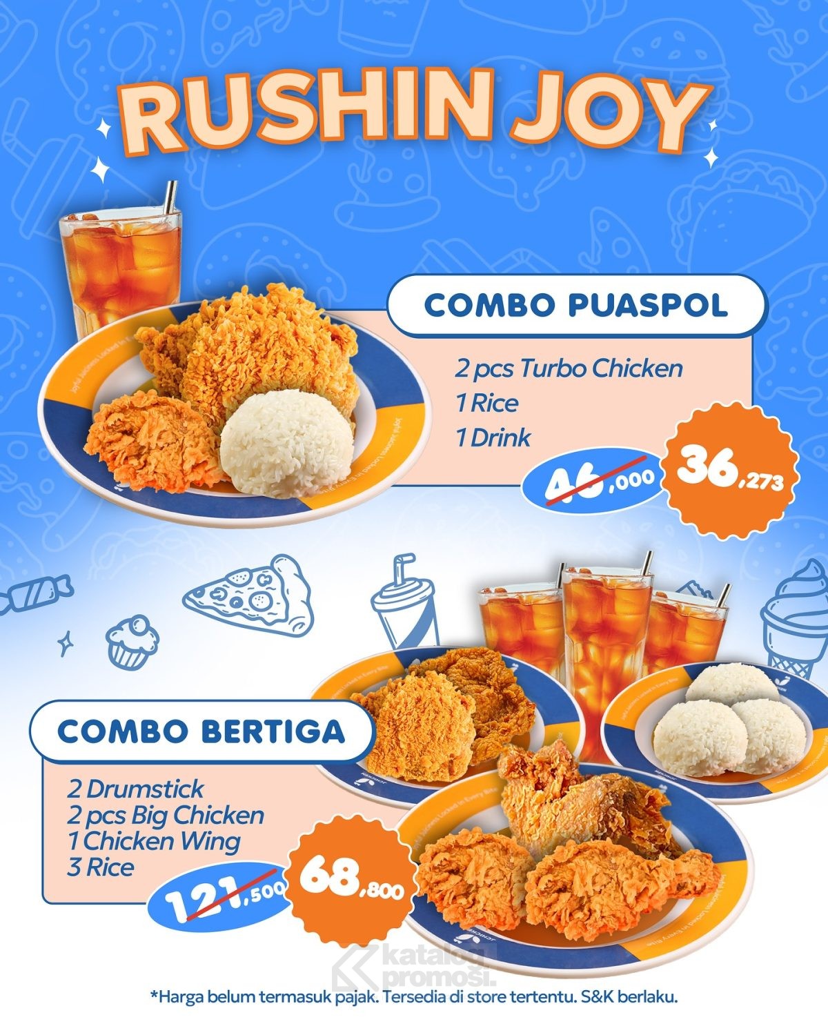 Promo J.Chicken Harga Spesial Paket Rushin Joy & Chicken Lovers mulai ...