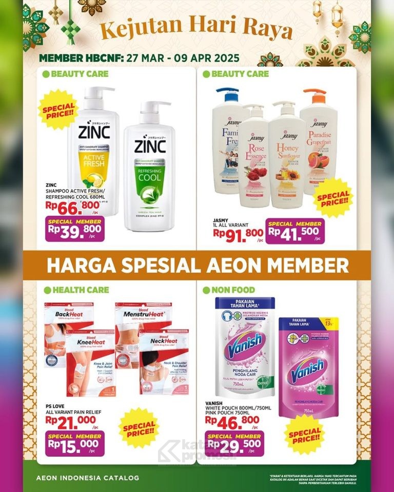 Promo Aeon Store Indonesia Katalog Terbaru 27 Maret - 09 April 2025