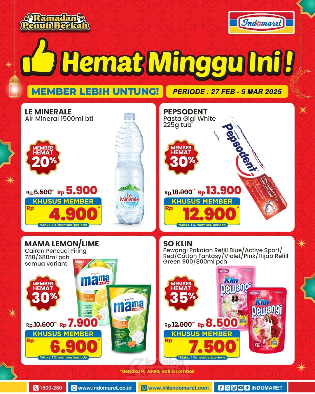 PROMO INDOMARET Hemat Minggu ini 27 FEBRUARI – 05 MARET 2025 • SoPasti.Com