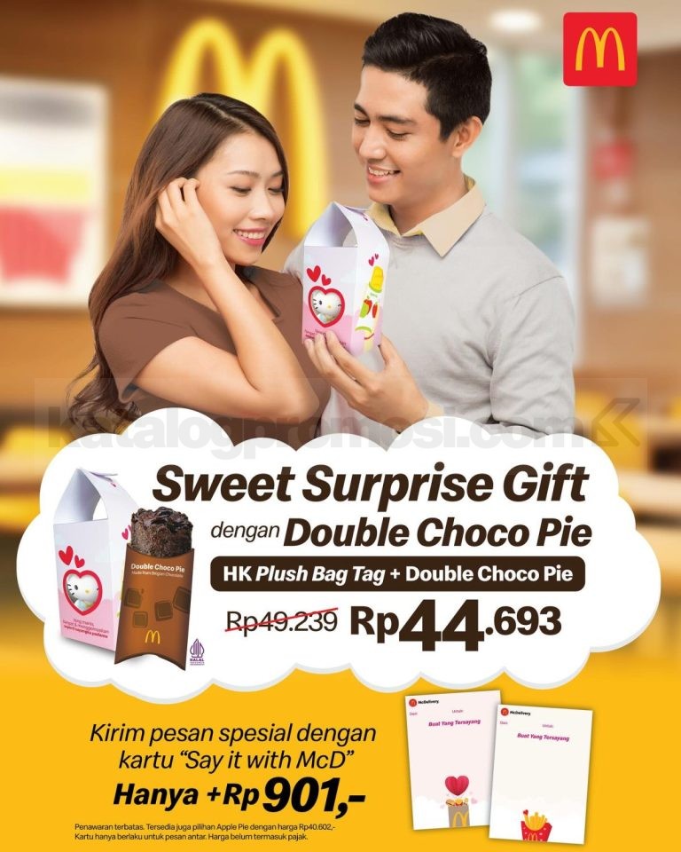 Promo McDonald’s Sweet Surprise Gift mulai 40ribuan