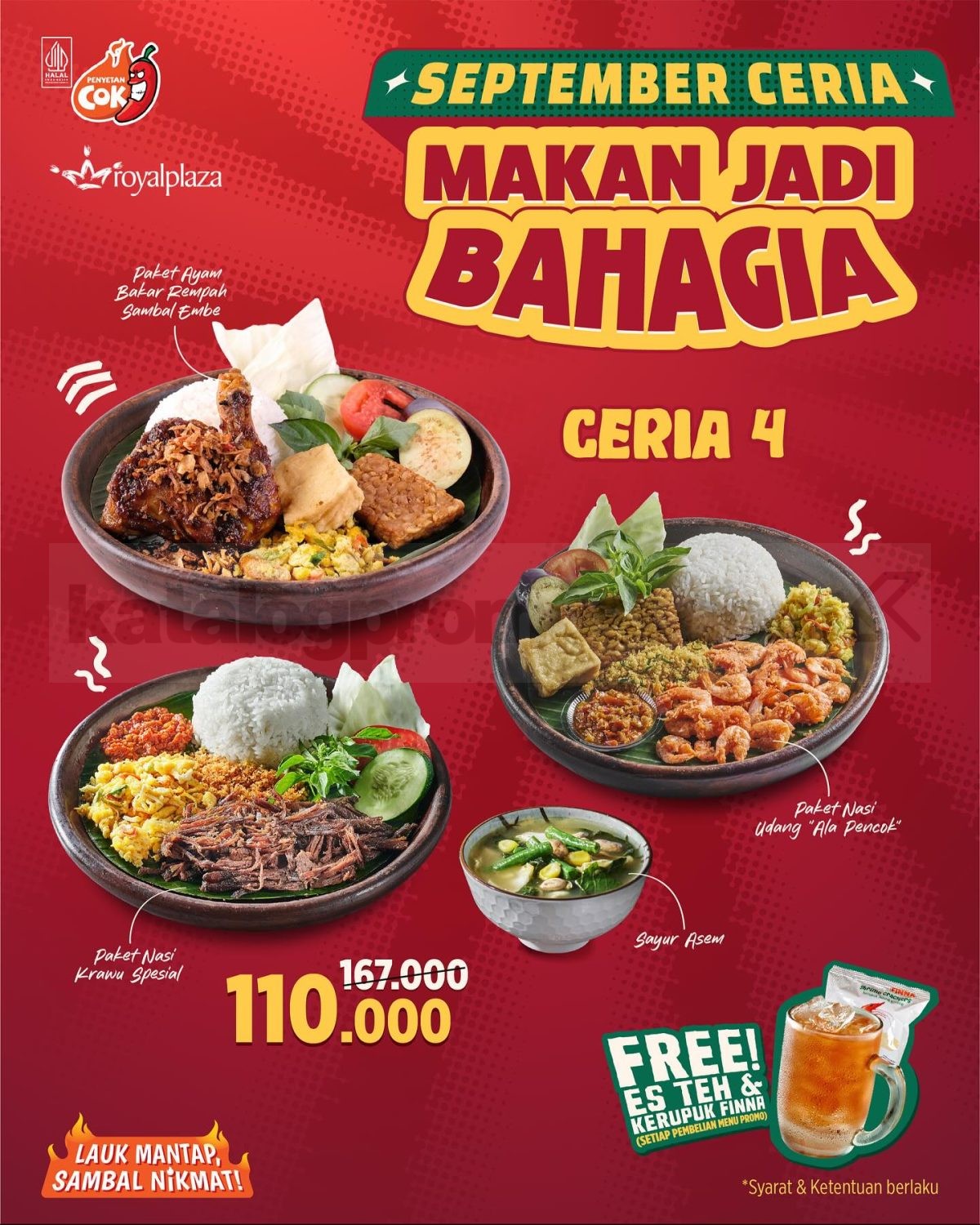 Promo PENYETAN COK September Ceria Paket Special Mulai 32 Ribu*