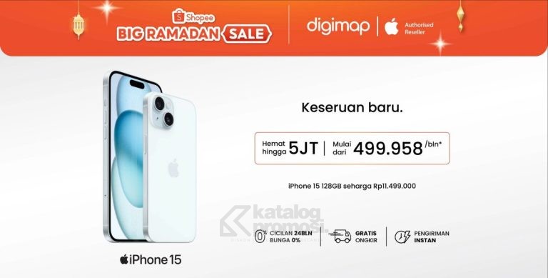 Promo iPhone 15 di Shopee Big Ramadan Sale - Hemat hingga 5 Juta
