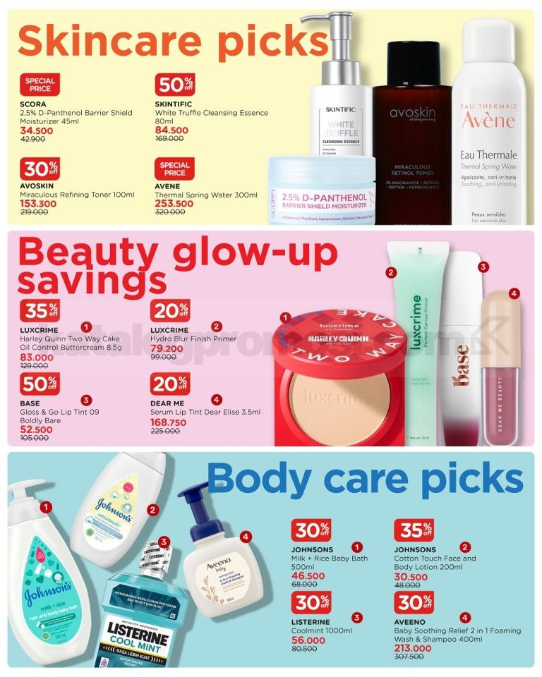 Promo Watsons SUPER PRICE! Diskon hingga 50%