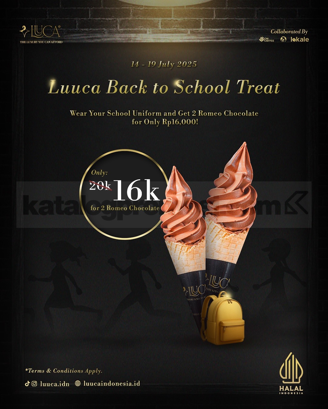 Promo LUUCA Back to School Bundling 2 Romeo Chocolate Cuma 16RB* • SoPasti.Com