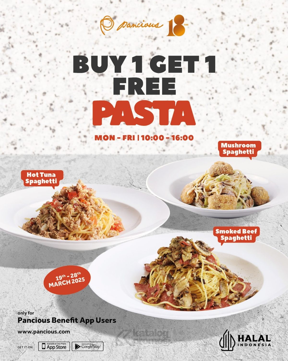 Promo Pancious Buy 1 Get 1 Free Pasta • SoPasti.Com