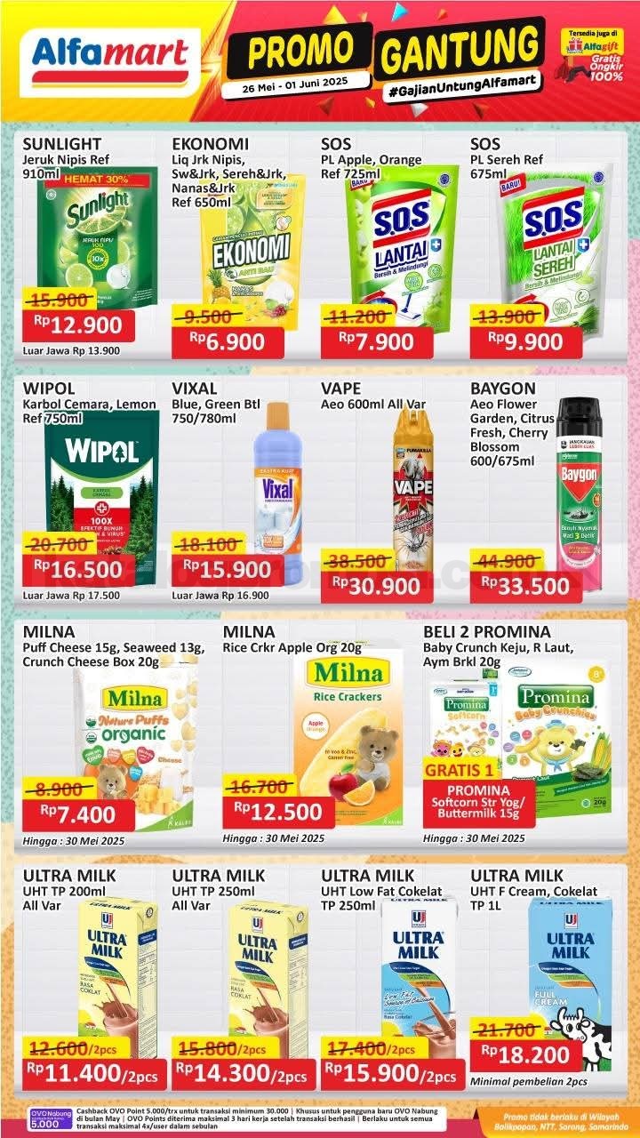 Promo GANTUNG ALFAMART / GAJIAN UNTUNG 26 MEI – 01 JUNI 2025 • SoPasti.Com