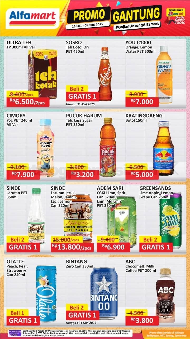 Promo GANTUNG ALFAMART / GAJIAN UNTUNG 26 MEI – 01 JUNI 2025 • SoPasti.Com