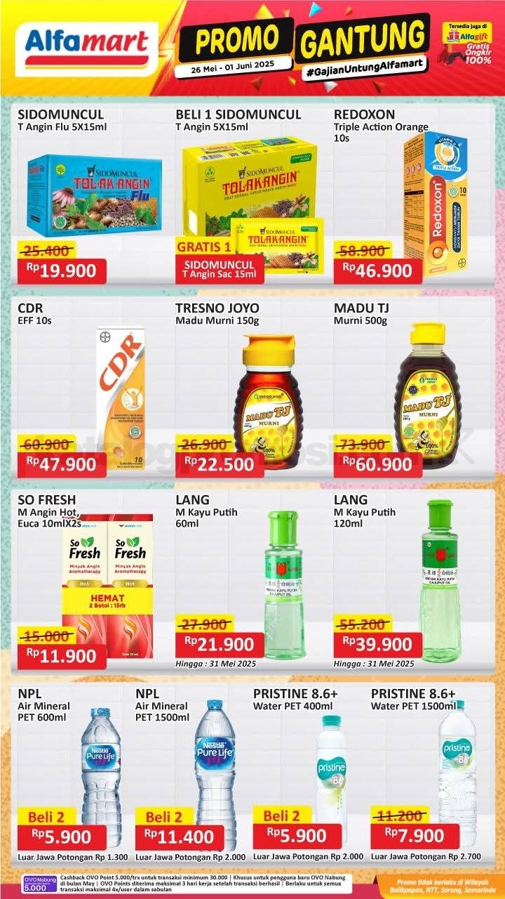 Promo GANTUNG ALFAMART / GAJIAN UNTUNG 26 MEI – 01 JUNI 2025 • SoPasti.Com