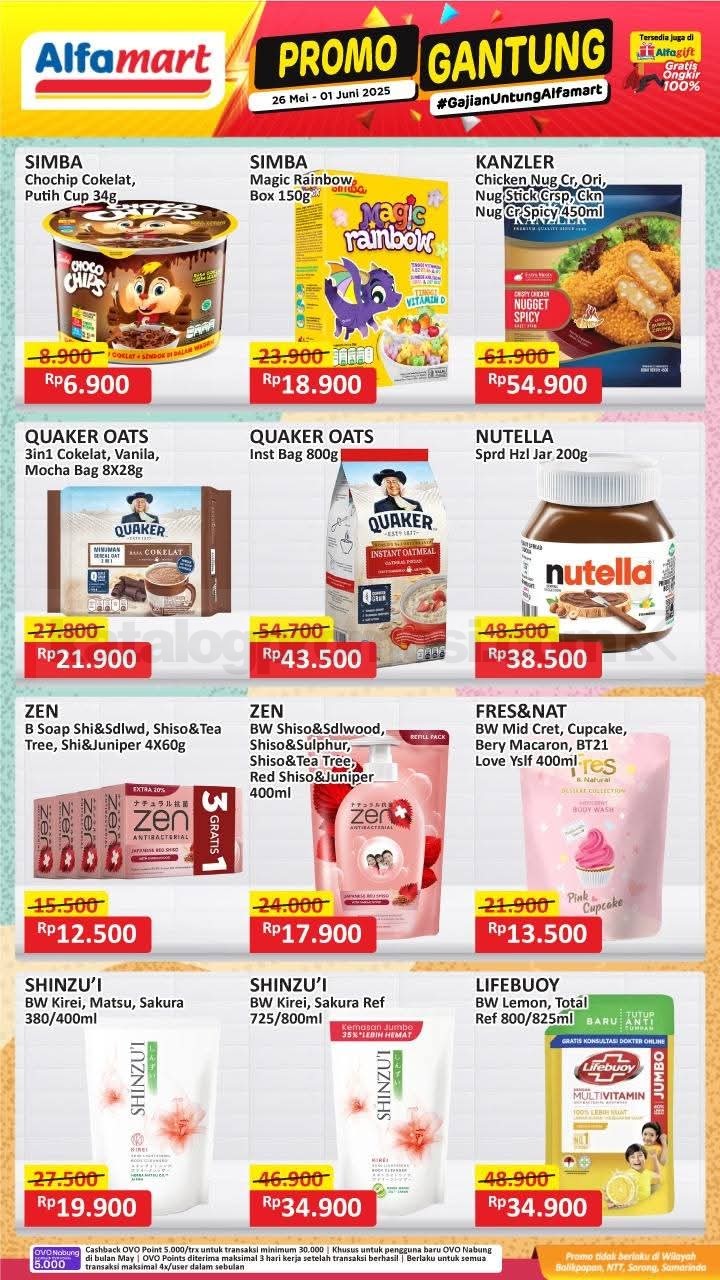 Promo GANTUNG ALFAMART / GAJIAN UNTUNG 26 MEI – 01 JUNI 2025 • SoPasti.Com