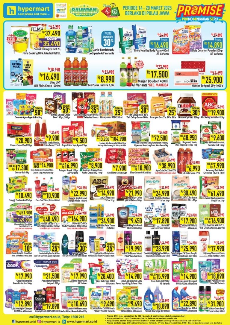 Promo HYPERMART WEEKDAY 17-20 MARET 2025