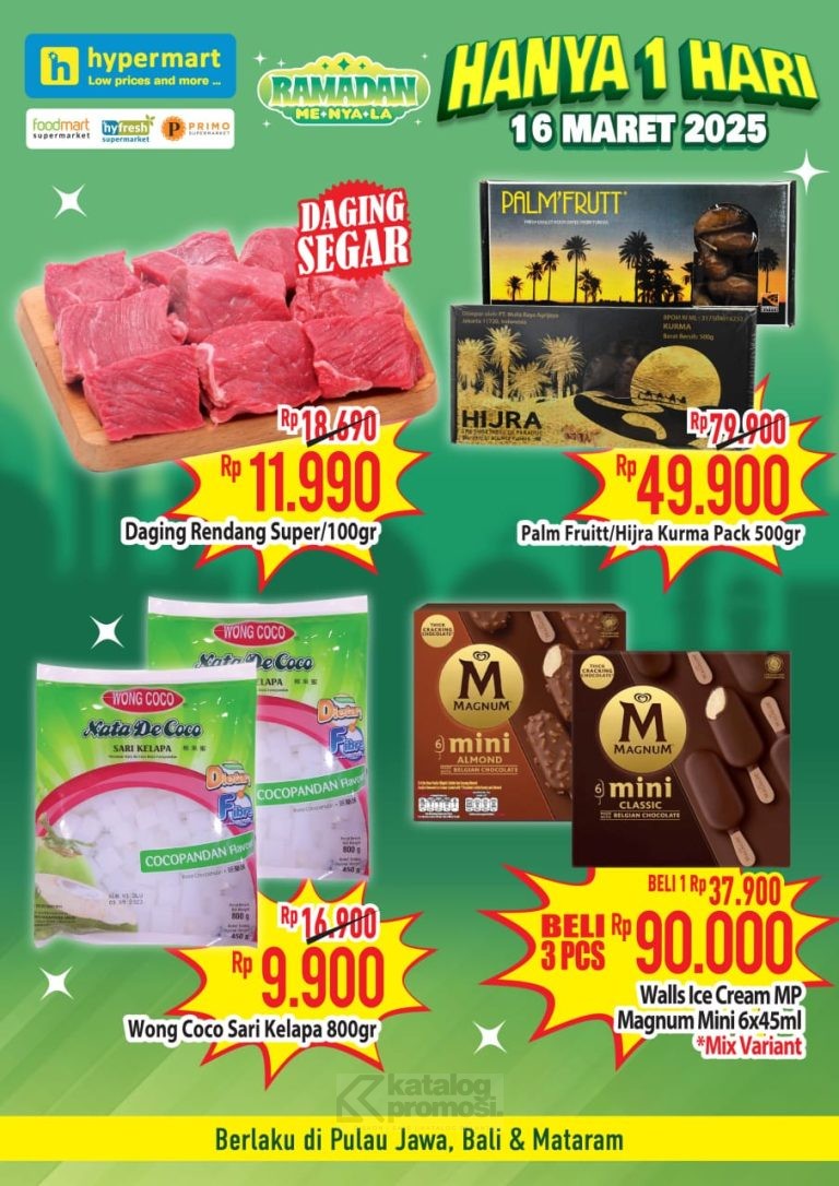 Promo HYPERMART WEEKDAY 17-20 MARET 2025