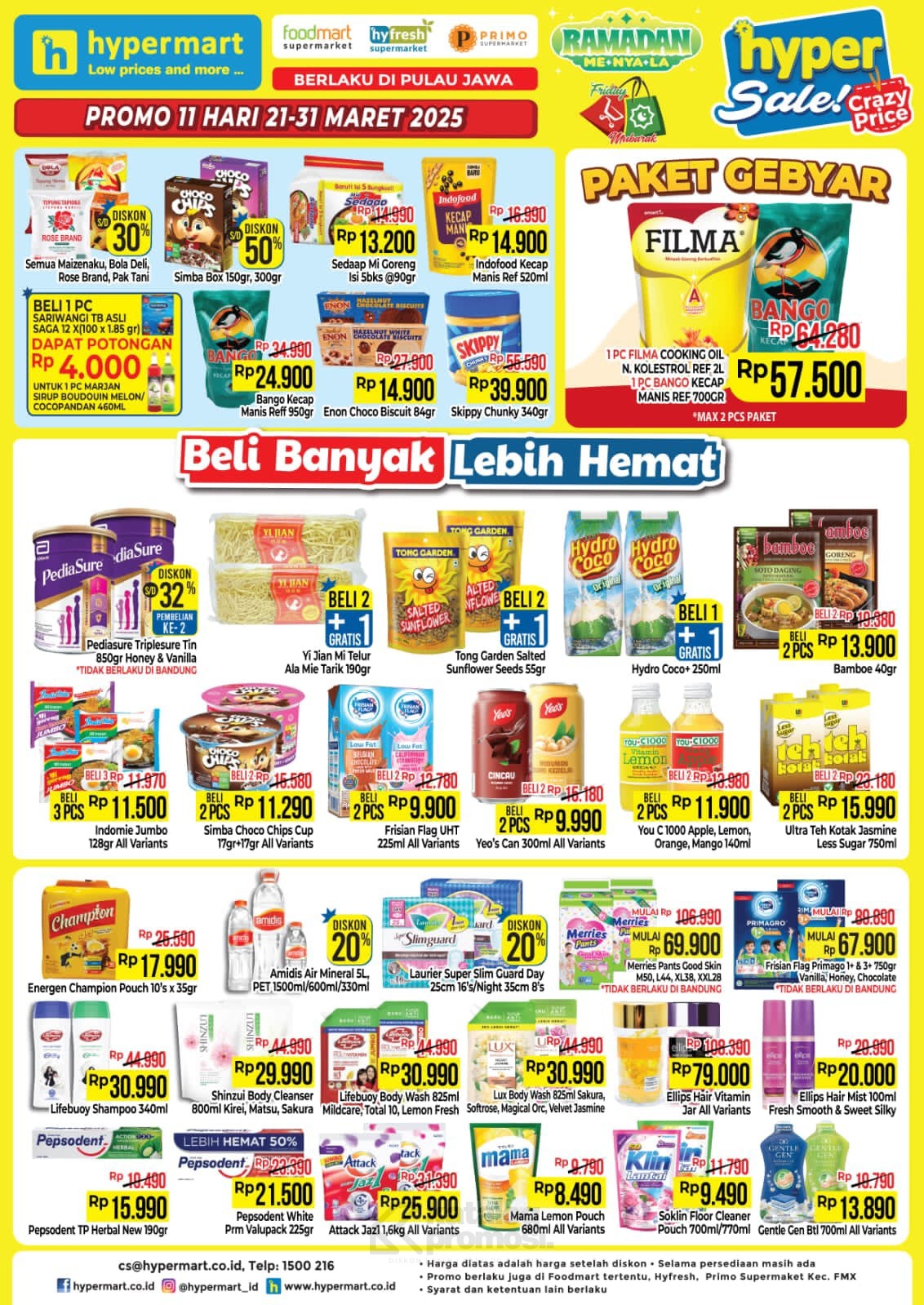 Promo HYPERMART WEEKDAY 24-27 MARET 2025 • SoPasti.Com