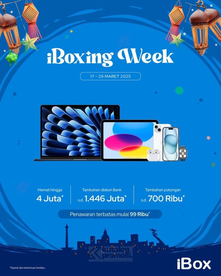 Promo iBox iBoxing Week 2025 – Diskon Hingga Rp. 4 JUTA & Voucher Mulai 99 RIBU!