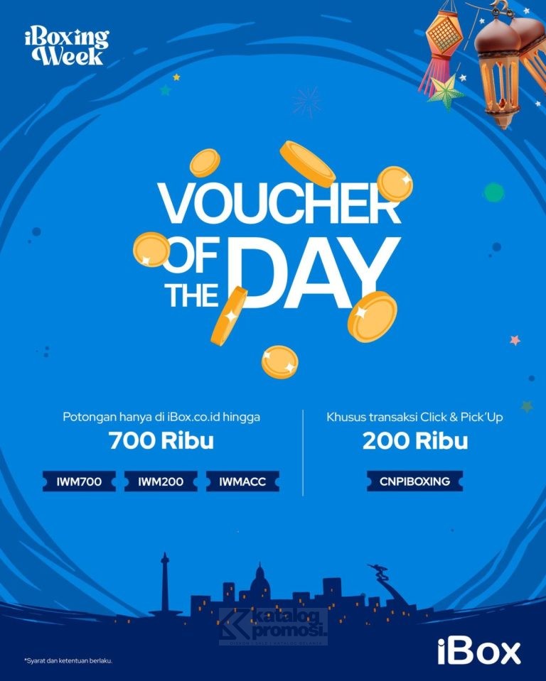 Promo iBox iBoxing Week 2025 – Diskon Hingga Rp. 4 JUTA & Voucher Mulai 99 RIBU!