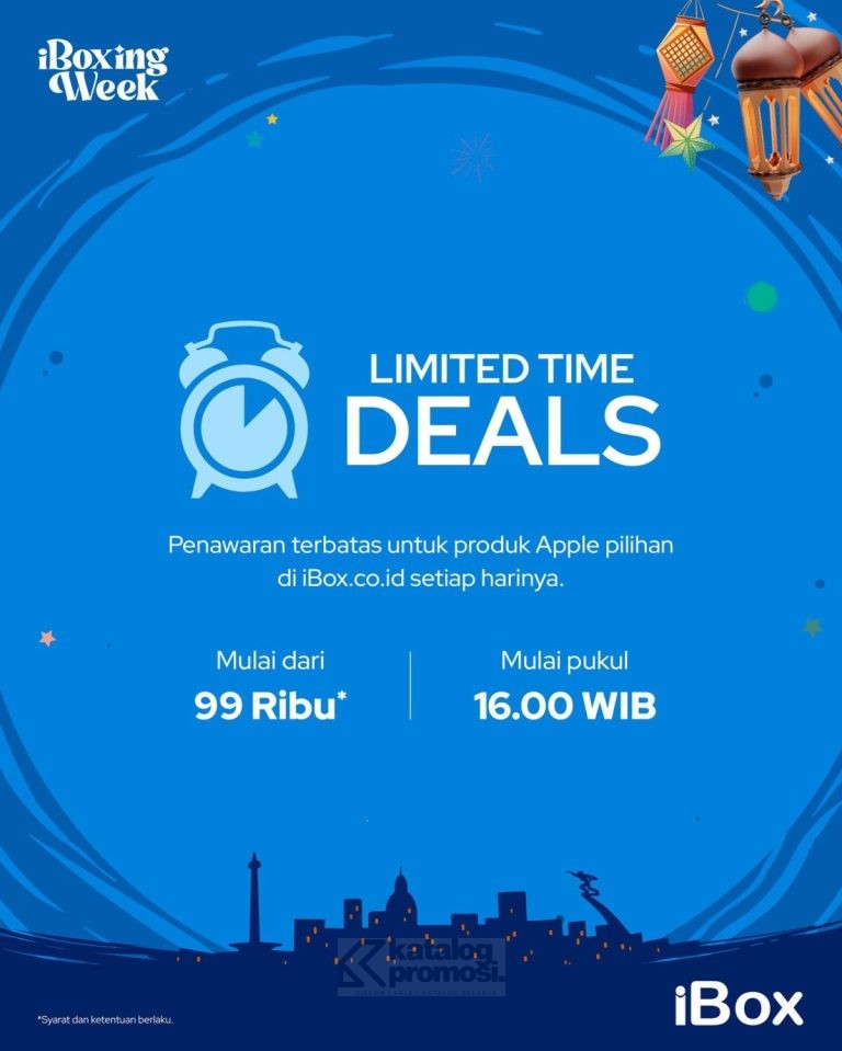 Promo iBox iBoxing Week 2025 – Diskon Hingga Rp. 4 JUTA & Voucher Mulai 99 RIBU!