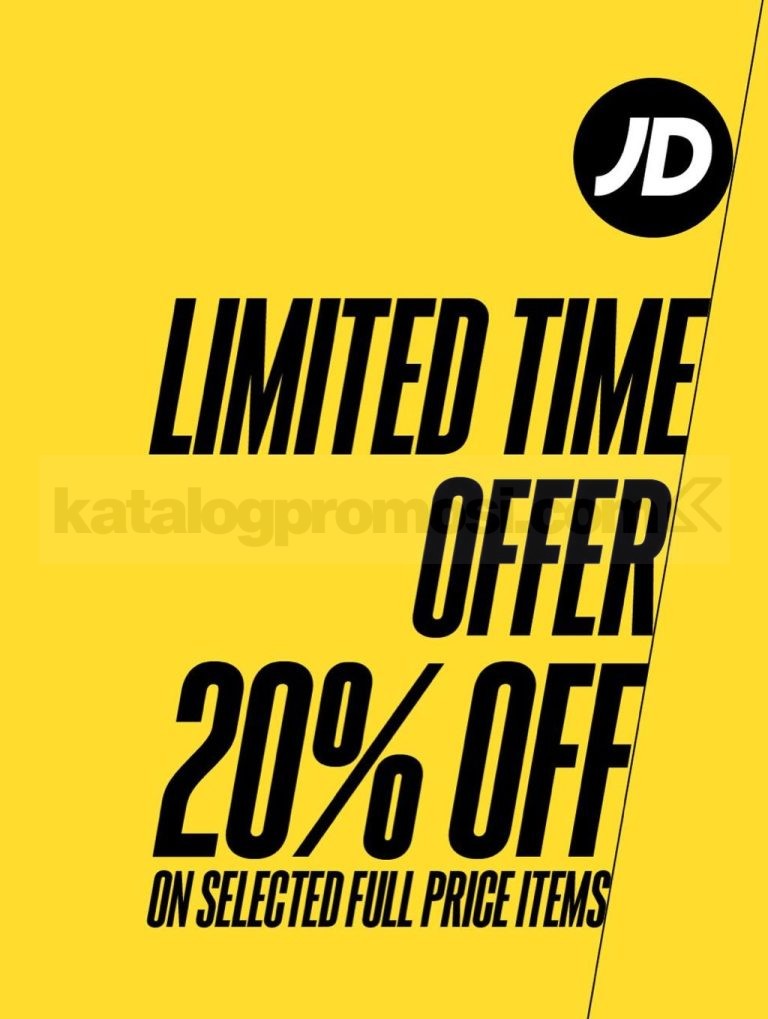Promo JD Sports Diskon 20% Selected Footwear