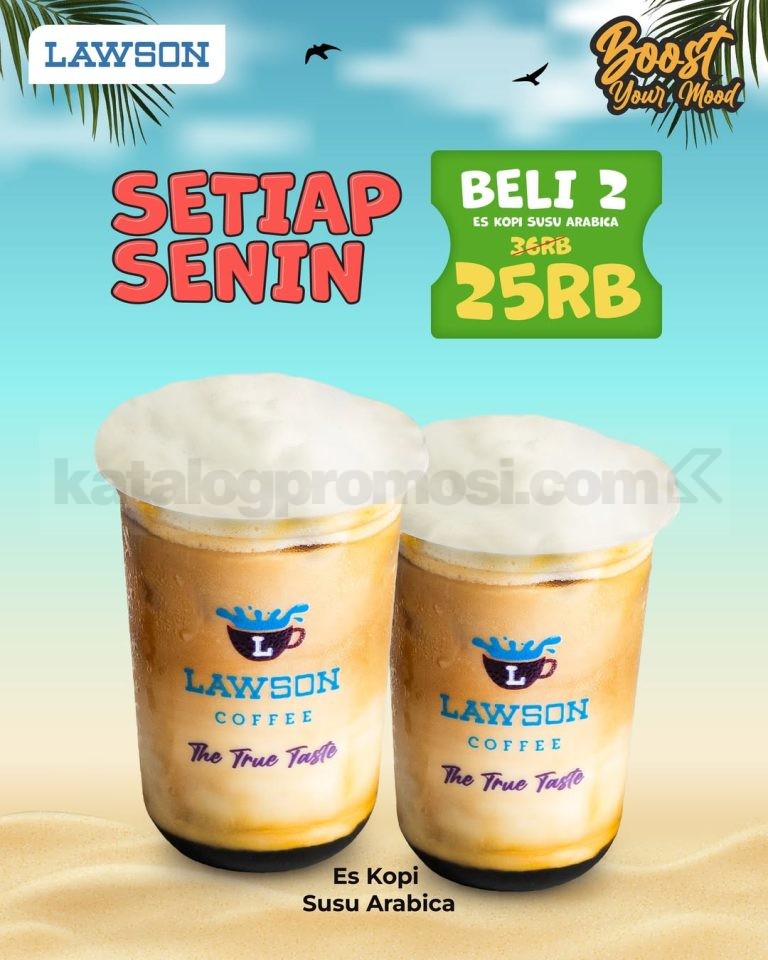 Promo Lawson Boost Your Mood Minuman Favorit Mulai Rp13.000
