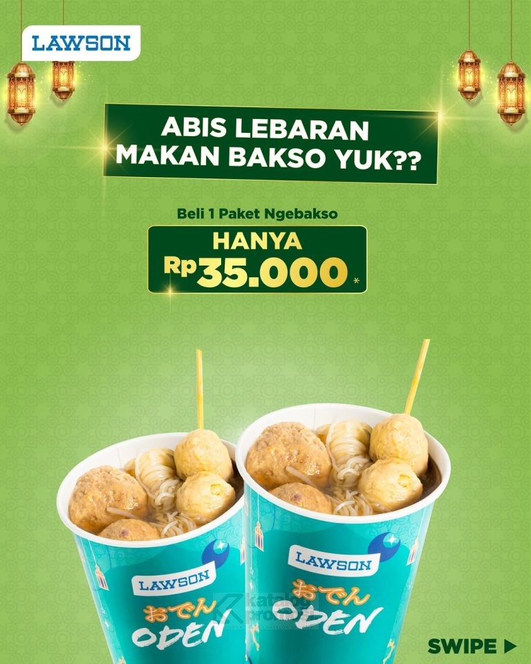 Promo Lawson Menu Spesial Rest Area & Stasiun Mulai Rp15 RIBU