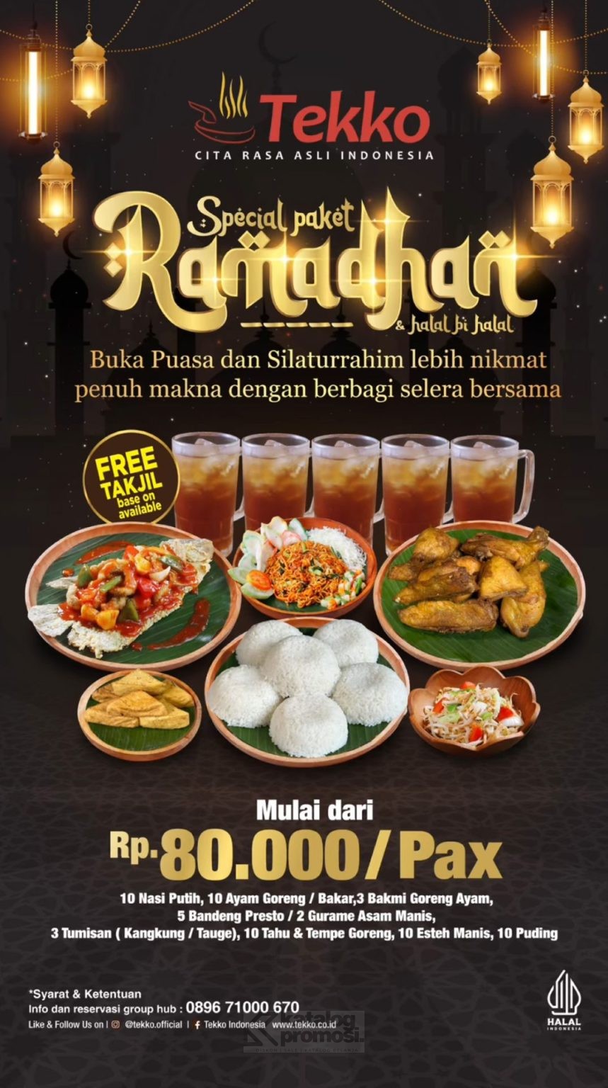 Promo Tekko Ramadhan Special Paket Ramadhan mulai Rp80.000/pax