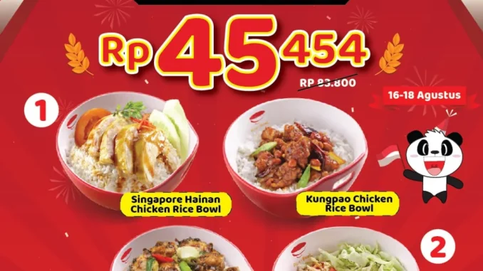 Promo Rice Bowl Terbaru August 2025