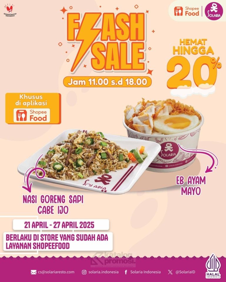 Promo Solaria Terbaru May 2025