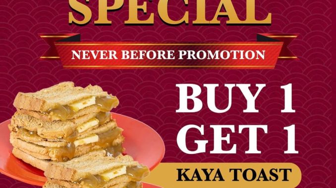 Promo Ya Kun Kaya Toast Terbaru October 2025