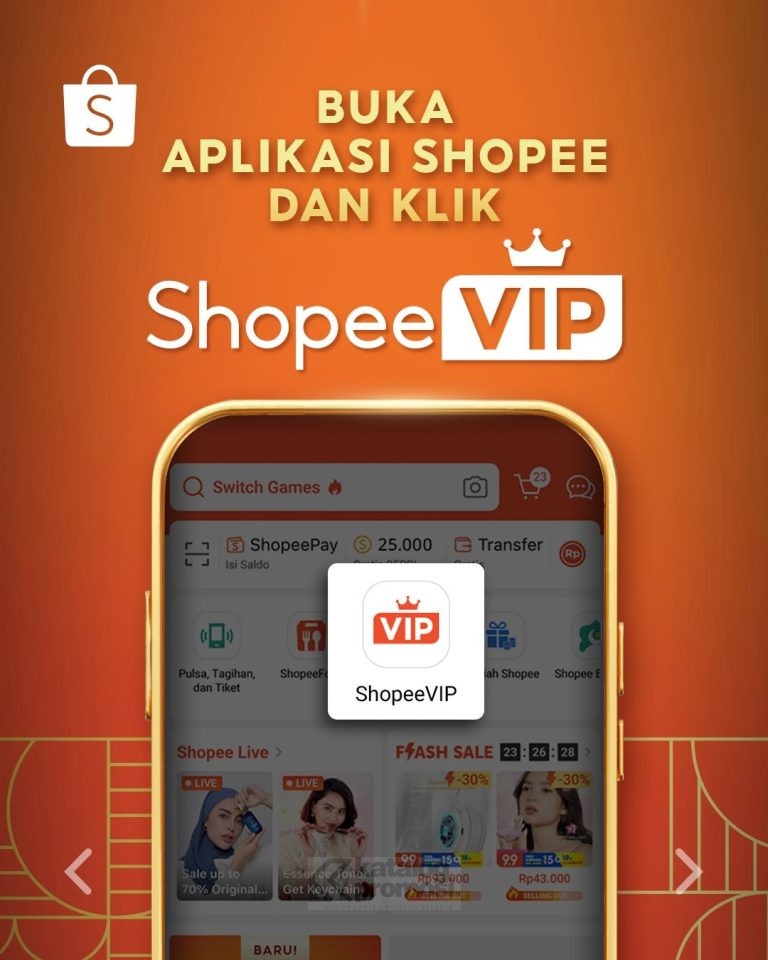 BARU! Shopee VIP Langganan dan dapatkan Voucher Belanja 25 Juta