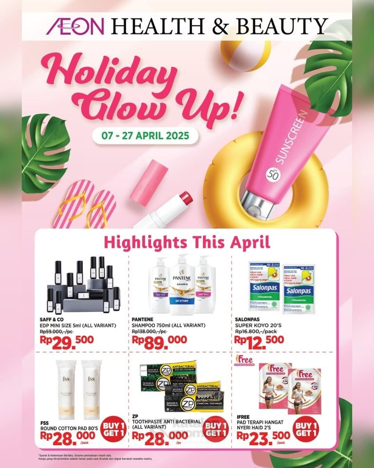 Promo AEON Health & Beauty April 2025