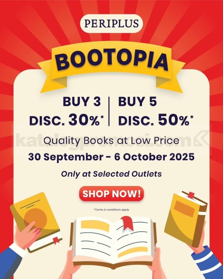 Promo Periplus BOOTOPIA - BUY MORE SAVE MORE!