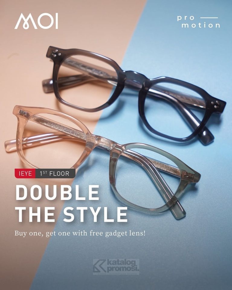 Promo iEye di MOI - BUY 1 GET 1 FREE dan FREE GADGET LENS!