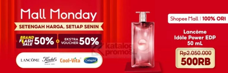 Shopee Mall Monday - BRAND FLASH SALE 50%!