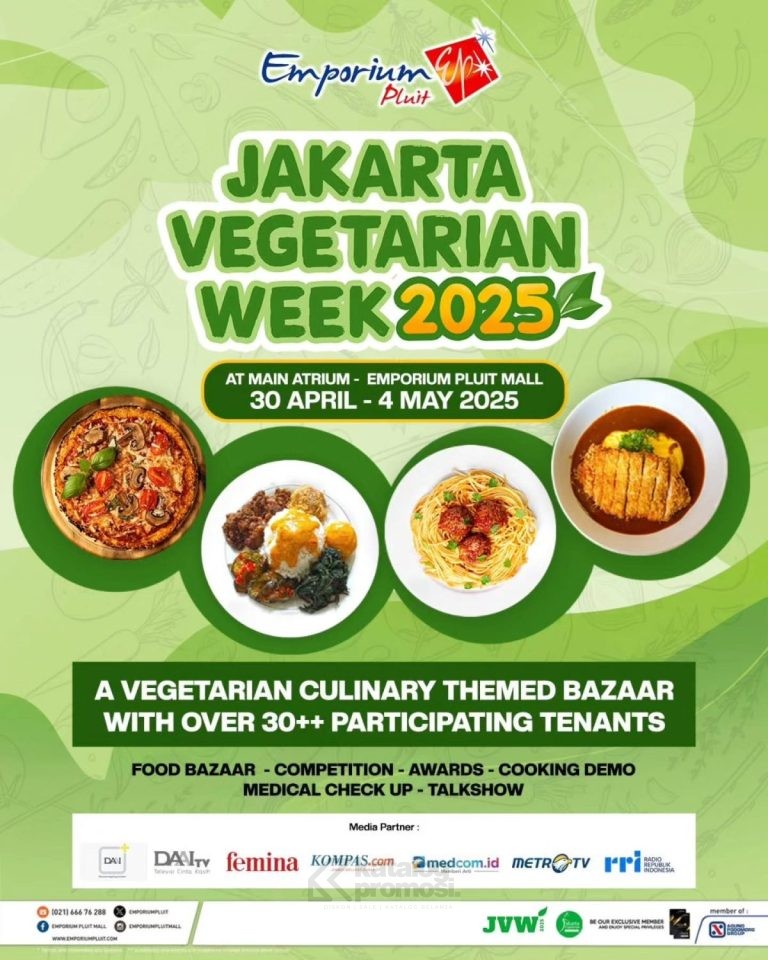 Jakarta Vegetarian Week 2025 di Emporium Pluit Mall! • SoPasti.Com