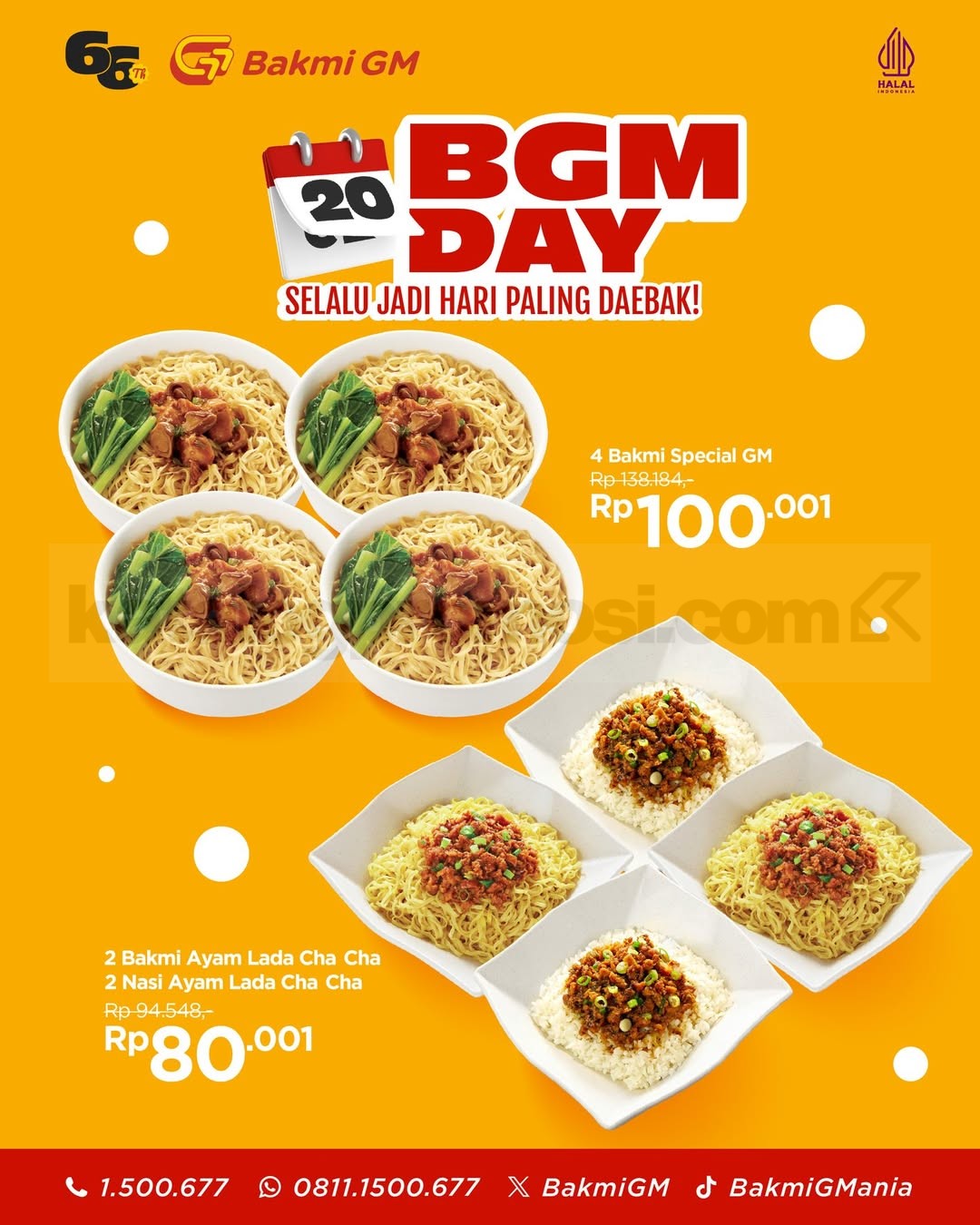 Promo Bakmi GM BGM Day Mulai Rp25.000 + Gratis Teh Botol • SoPasti.Com