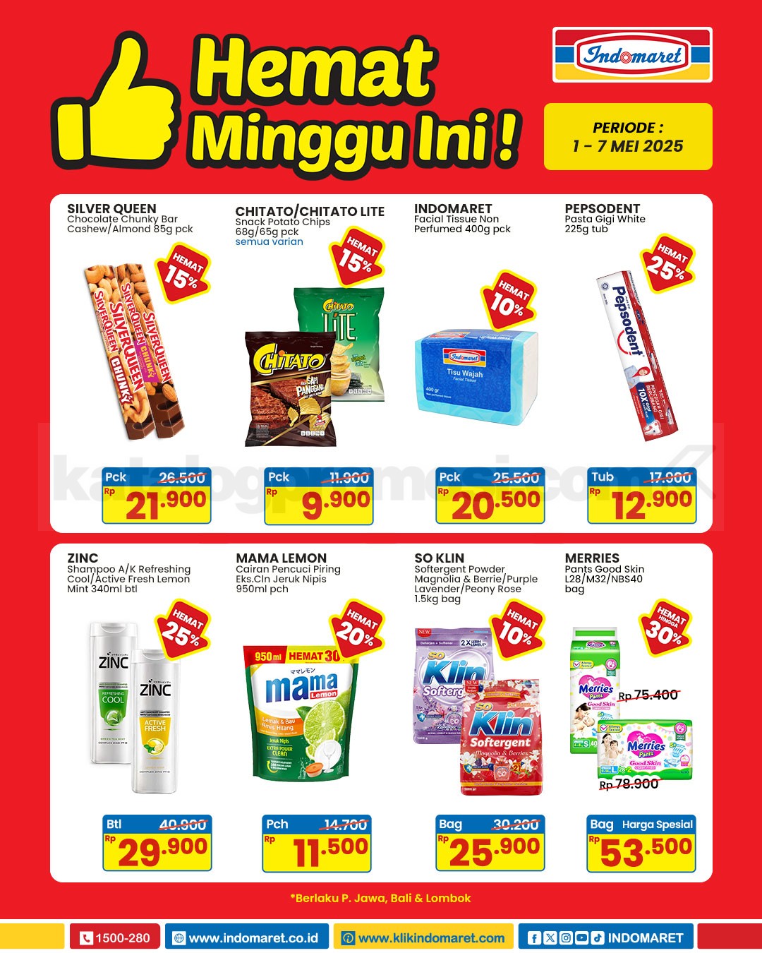 Promo JSM INDOMARET TERBARU 01-07 MEI 2025 • SoPasti.Com