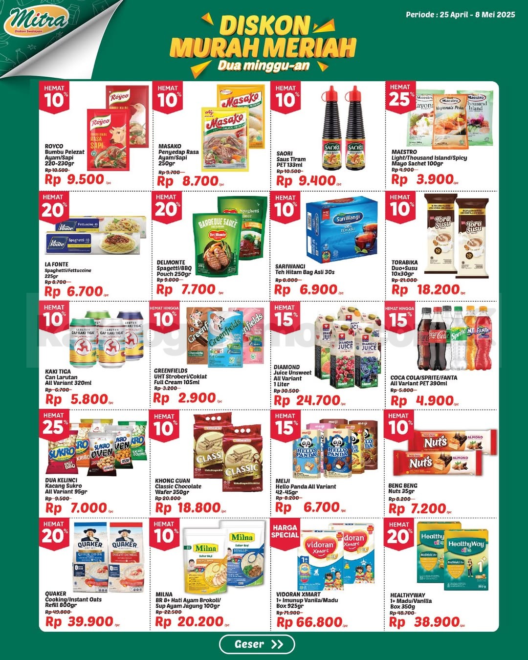 Promo Mitra Diskon Swalayan Katalog Diskon Murah Meriah Dua Mingguan