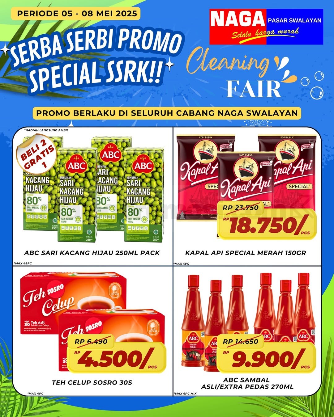 Promo Naga Swalayan WEEKDAY 05-08 MEI 2025 • SoPasti.Com