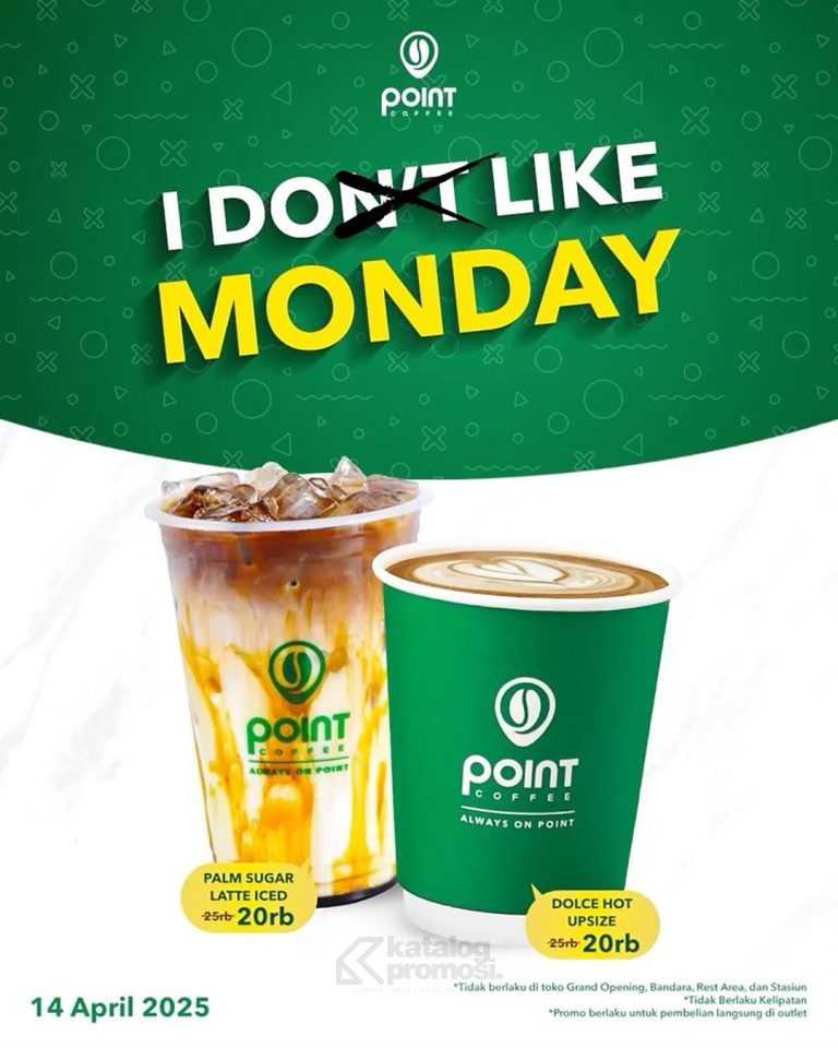 Promo POINT COFFEE I LIKE MONDAY Harga Spesial untuk Minuman Pilihan ...