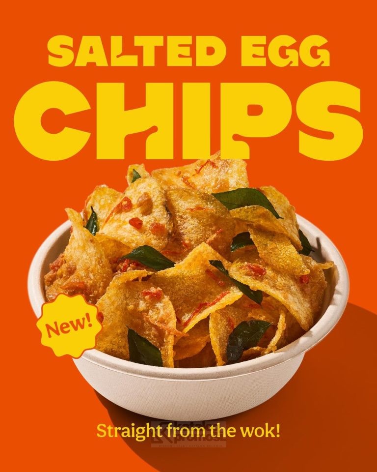 Promo Sec Bowl Menu Baru! Salted Egg Chips