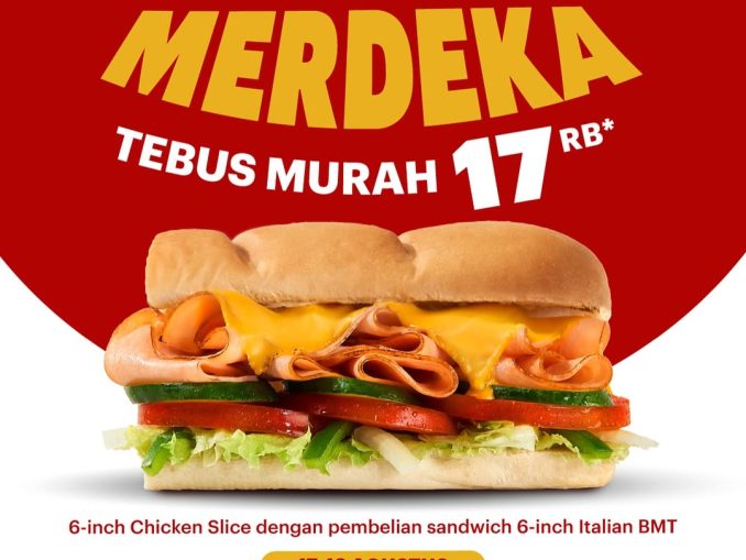 Promo Subway Terbaru August 2025