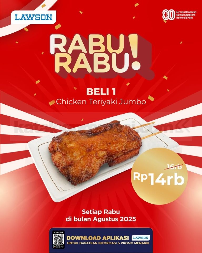 Promo Rabu Rabu Lawson Harga Spesial Menu Favorit mulai Rp 14Rb