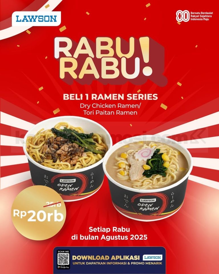 Promo Rabu Rabu Lawson Harga Spesial Menu Favorit mulai Rp 14Rb