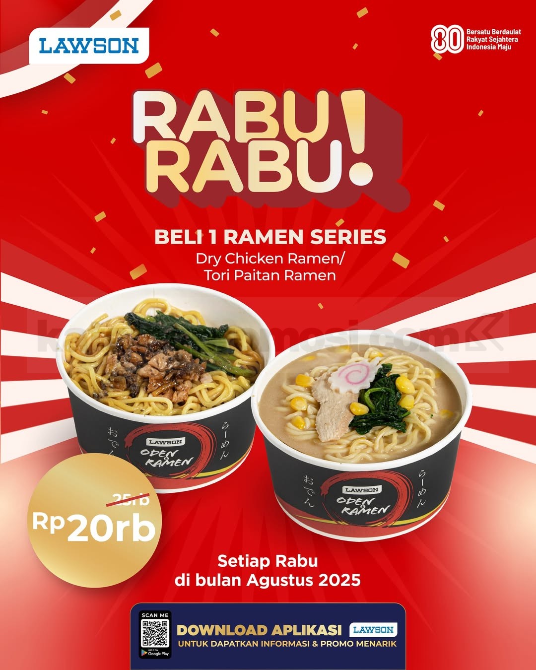 Promo Rabu Rabu Lawson Harga Spesial Menu Favorit mulai Rp 14Rb