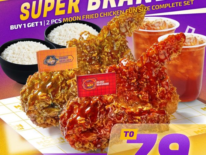Promo Moon Chicken Spesial GrabFood Super Brand Buy 1 Get 1