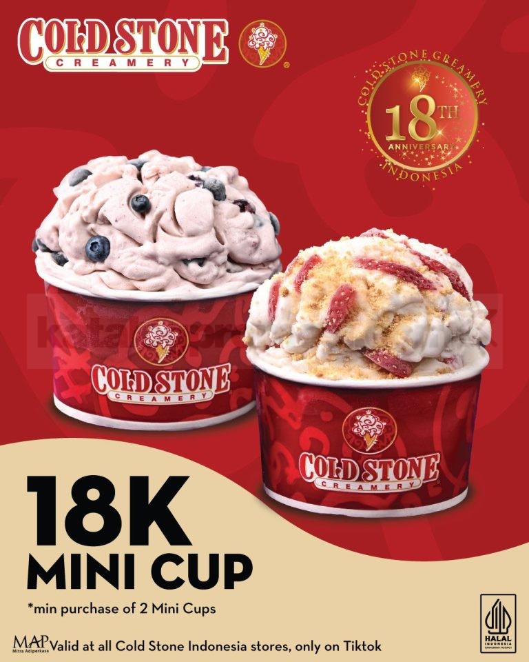 Promo Cold Stone Sweet Deal Mini Cup Rp.18.000