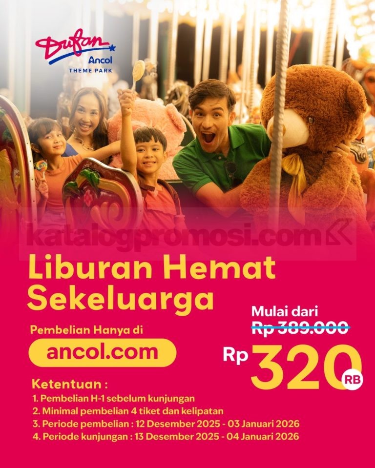 Promo Dufan Ancol Liburan Hemat Sekeluarga mulai Rp. 320.000