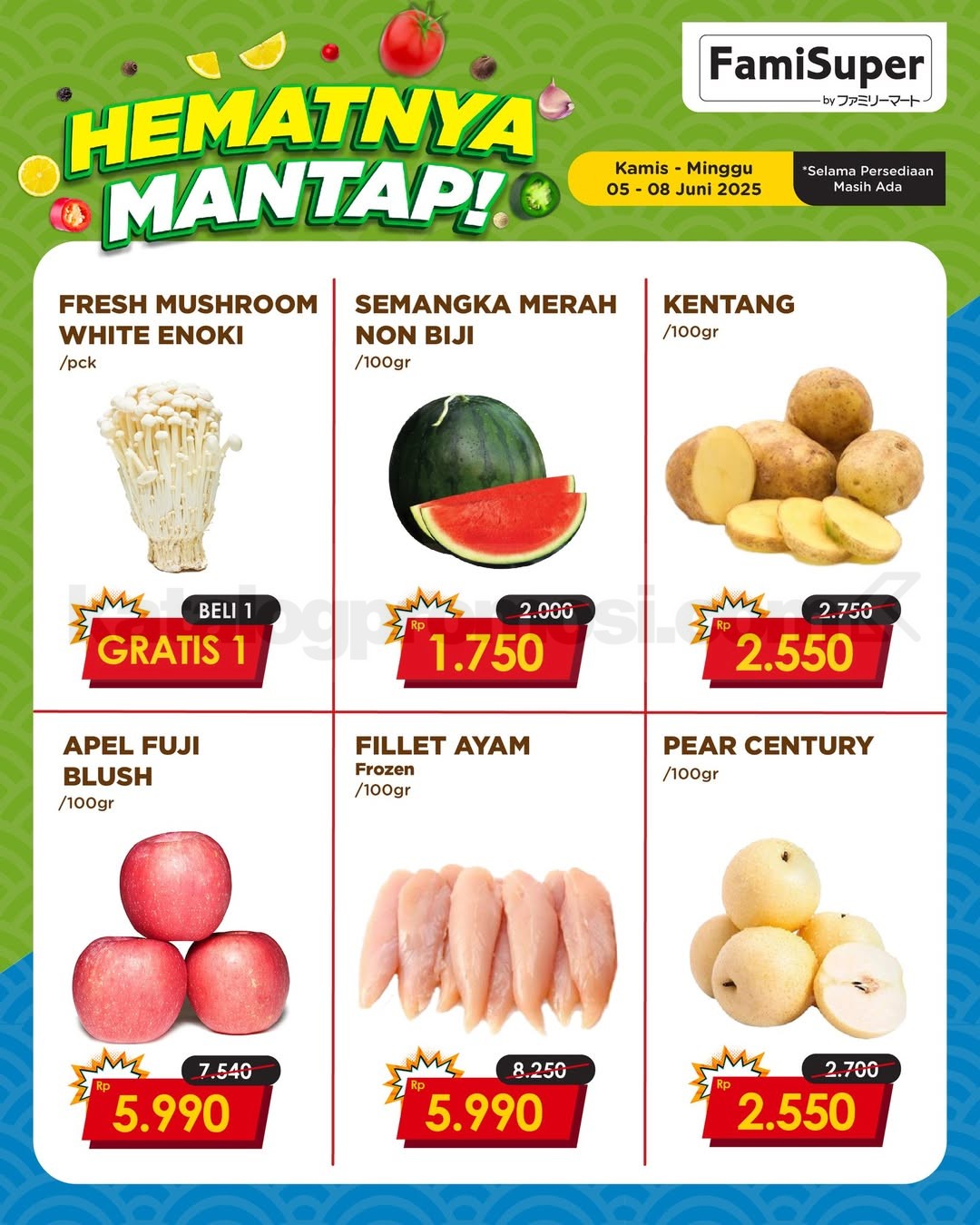 Promo JSM FAMILYMART 06-08 JUNI 2025 FAMI SUPER FRESH WEEKEND • SoPasti.Com