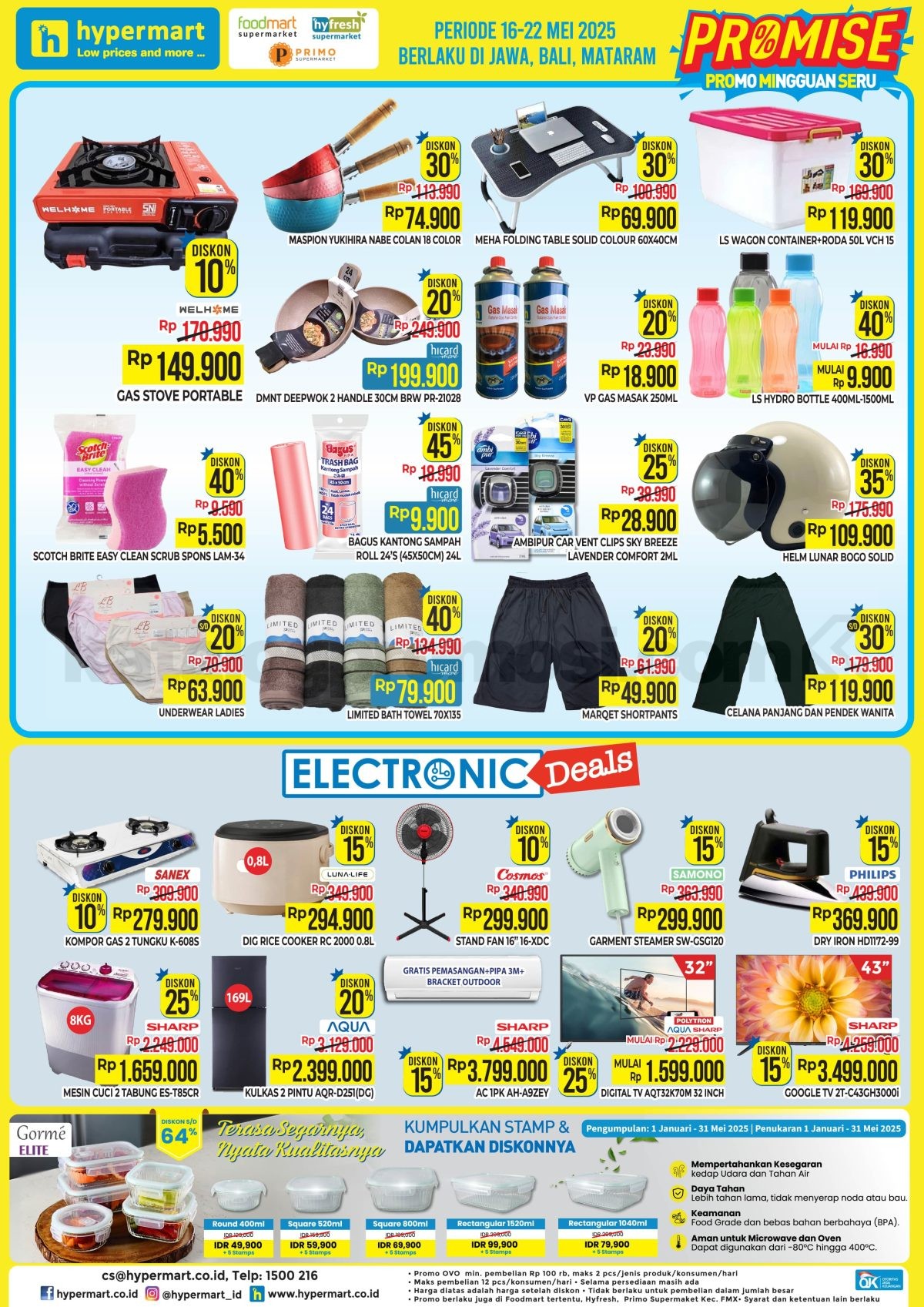 Promo HYPERMART WEEKDAY 19-22 MEI 2025 • SoPasti.Com