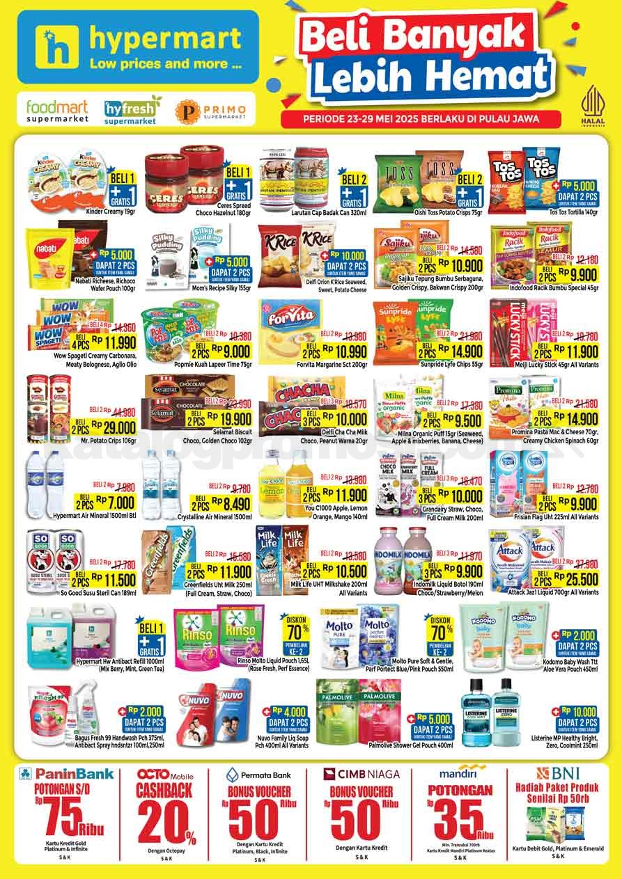 Promo HYPERMART WEEKDAY 26-29 MEI 2025 • SoPasti.Com