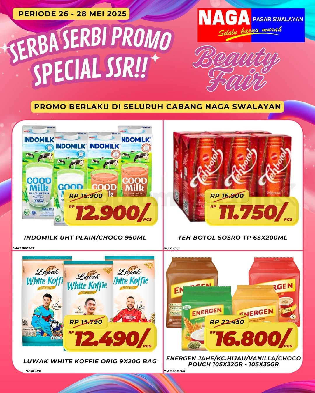 Promo Naga Swalayan WEEKDAY 26-28 MEI 2025 • SoPasti.Com