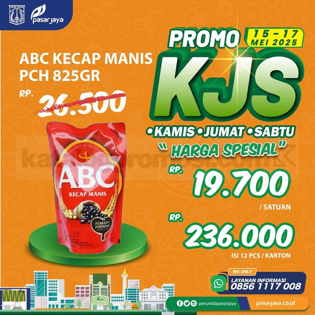Promo Pasar Jaya K.J.S 15–17 Mei 2025 • SoPasti.Com